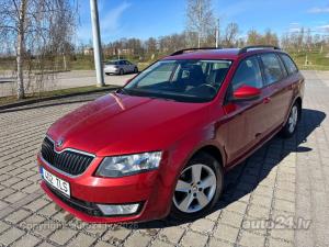 Sarkans Skoda Octavia 2015 Tartu, ar dzinēja tilpumu 1.40 L un nobraukumu 92 tūkst. km par 9000 €, foto  vietnē AUTOMOTO.COM.LV