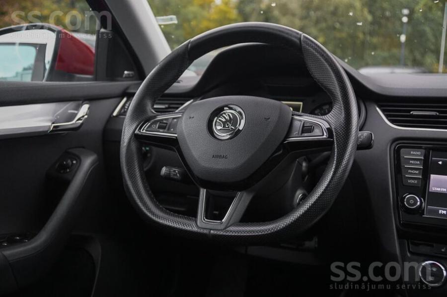 Red Skoda Octavia 2015 in Riga, with an engine capacity of 1.80 L and mileage of 209 thousand km for 8990 €, photo 19 on AUTOMOTO.COM.LV