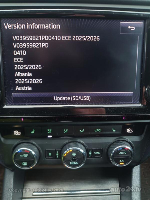 Red Skoda Octavia 2016 in Tallinn, with an engine capacity of 2.00 L and mileage of 222 thousand km for 12000 €, photo 11 on AUTOMOTO.COM.LV