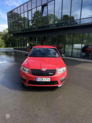 Sarkans Skoda Octavia 2016 Panevēža, ar dzinēja tilpumu 1.97 L un nobraukumu 312 tūkst. km par 10999 €, foto 3 vietnē AUTOMOTO.COM.LV