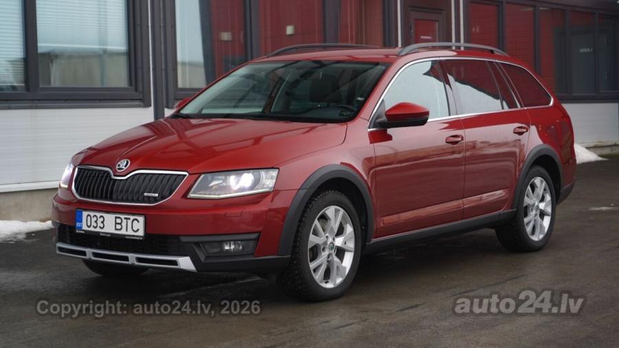 Red Skoda Octavia 2017 in Tallinn, with an engine capacity of 2.00 L and mileage of 258 thousand km for 10990 €, photo 24 on AUTOMOTO.COM.LV