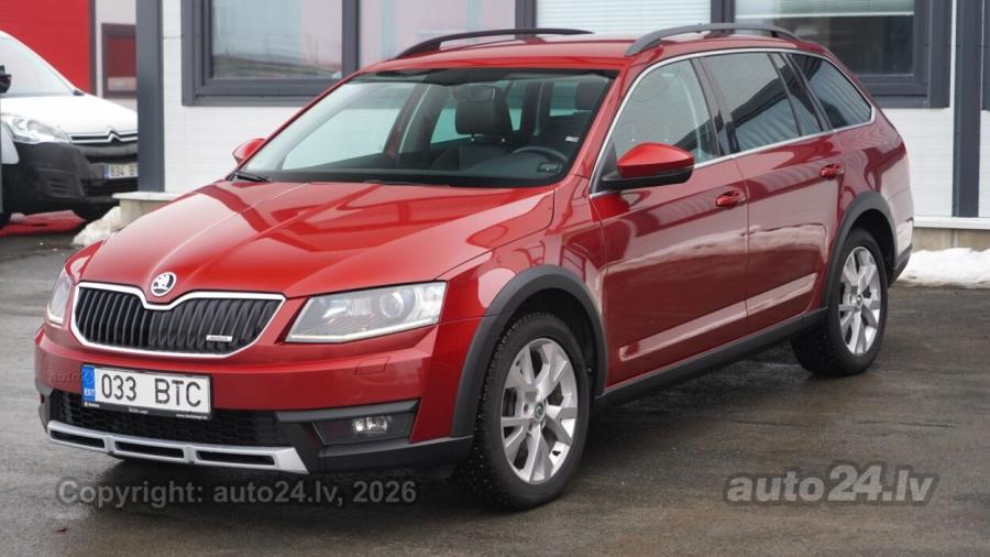 Red Skoda Octavia 2017 in Tallinn, with an engine capacity of 2.00 L and mileage of 258 thousand km for 10990 €, photo 26 on AUTOMOTO.COM.LV