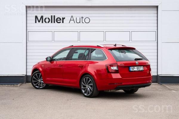 Red Skoda Octavia 2018 in Riga, with an engine capacity of 2.00 L and mileage of 196 thousand km for 12500 €, photo 4 on AUTOMOTO.COM.LV