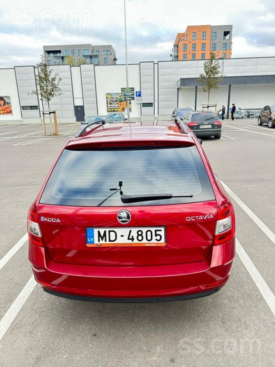 Sarkans Skoda Octavia 2019 Rīga, ar dzinēja tilpumu 1.50 L un nobraukumu 196 tūkst. km par 10996 €, foto 5 vietnē AUTOMOTO.COM.LV
