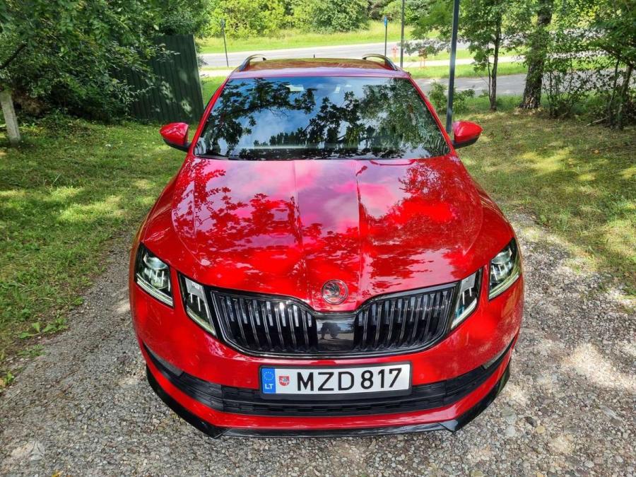Sarkans Skoda Octavia 2019 Alīta, ar dzinēja tilpumu 2.00 L un nobraukumu 215 tūkst. km par 9500 €, foto 3 vietnē AUTOMOTO.COM.LV