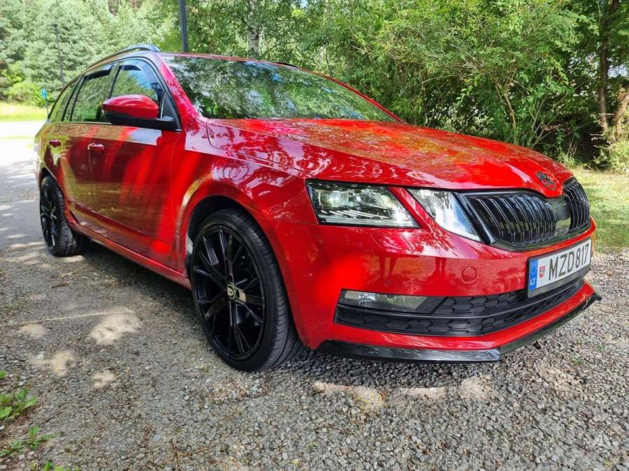 Sarkans Skoda Octavia 2019 Alīta, ar dzinēja tilpumu 2.00 L un nobraukumu 215 tūkst. km par 9500 €, foto 5 vietnē AUTOMOTO.COM.LV