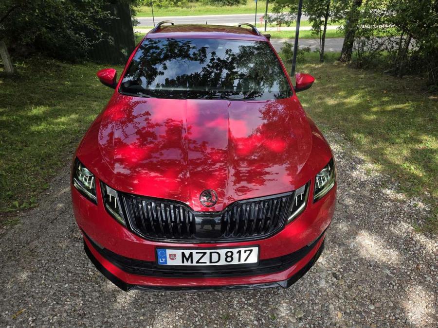 Red Skoda Octavia 2019 in Alytus, with an engine capacity of 1.97 L and mileage of 215 thousand km for 8500 €, photo 9 on AUTOMOTO.COM.LV