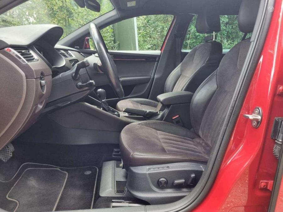 Red Skoda Octavia 2019 in Alytus, with an engine capacity of 1.97 L and mileage of 215 thousand km for 8500 €, photo 16 on AUTOMOTO.COM.LV