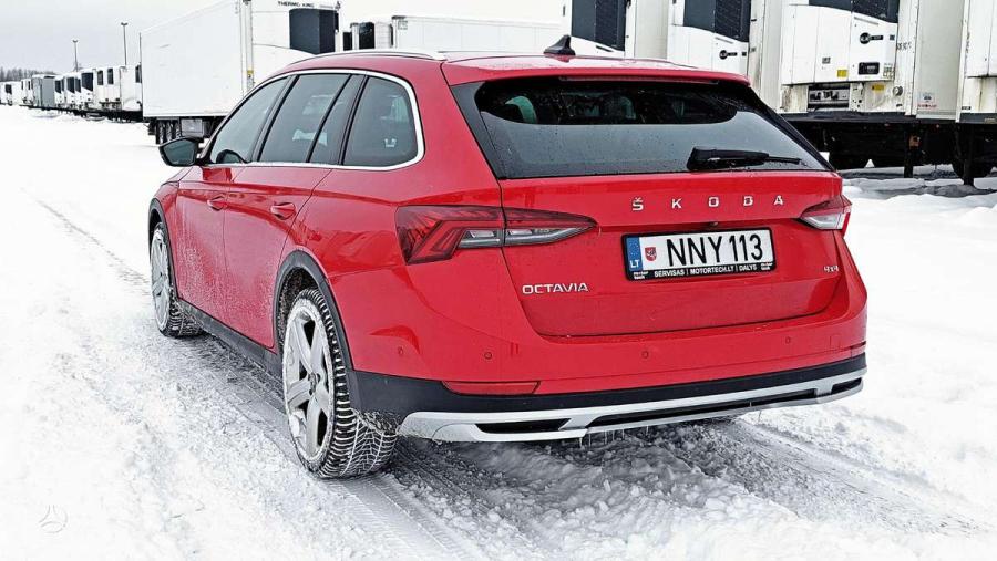 Sarkans Skoda Octavia 2023 Viļņa, ar dzinēja tilpumu 1.97 L un nobraukumu 35 tūkst. km par 31500 €, foto 6 vietnē AUTOMOTO.COM.LV