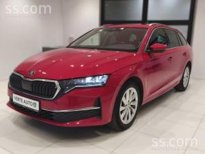 Red Skoda Octavia 2025 in Riga, with an engine capacity of 1.50 L and mileage of 41 thousand km for 23490 €, photo 4 on AUTOMOTO.COM.LV