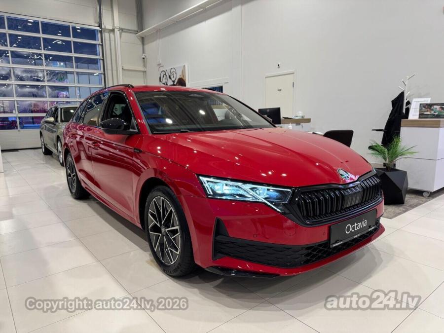Sarkans Skoda Octavia 2026 Paide, ar dzinēja tilpumu 0.00 L un nobraukumu 4 tūkst. km par 30570 €, foto 1 vietnē AUTOMOTO.COM.LV