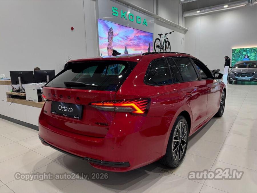 Sarkans Skoda Octavia 2026 Paide, ar dzinēja tilpumu 0.00 L un nobraukumu 4 tūkst. km par 30570 €, foto 3 vietnē AUTOMOTO.COM.LV