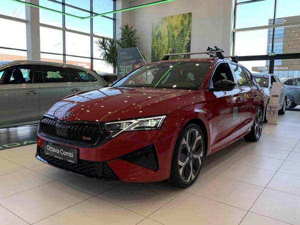 Red Skoda Octavia 2026 in Kaunas, with an engine capacity of 1.98 L and mileage of 0 thousand km for 39440 €, photo 1 on AUTOMOTO.COM.LV