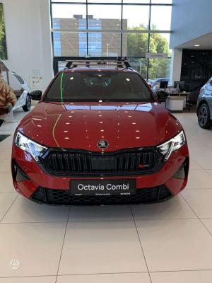 Red Skoda Octavia 2026 in Kaunas, with an engine capacity of 1.98 L and mileage of 0 thousand km for 39440 €, photo 3 on AUTOMOTO.COM.LV