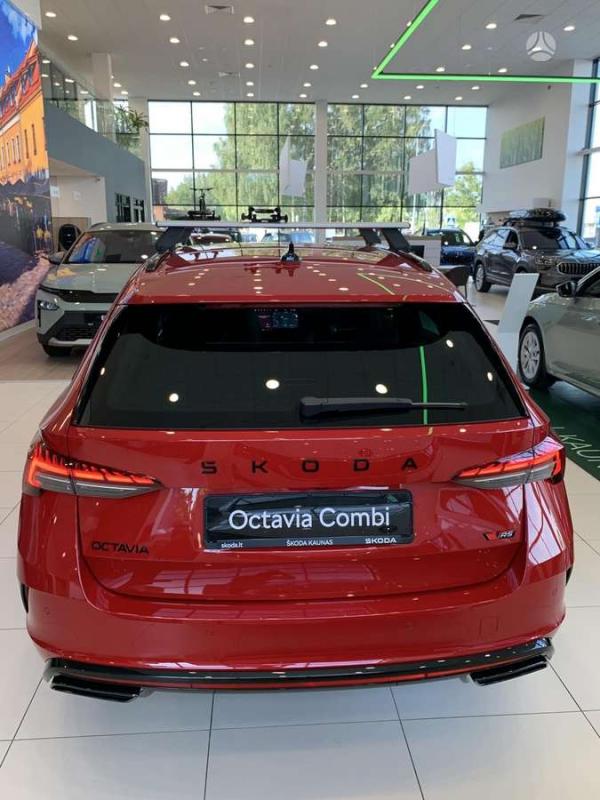 Red Skoda Octavia 2026 in Kaunas, with an engine capacity of 1.98 L and mileage of 0 thousand km for 39440 €, photo 6 on AUTOMOTO.COM.LV