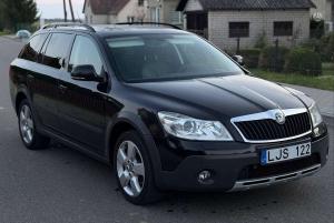 Melns Skoda Octavia Scout 2012 Viļņa, ar dzinēja tilpumu 1.97 L un nobraukumu 250 tūkst. km par 5450 €, foto 4 vietnē AUTOMOTO.COM.LV