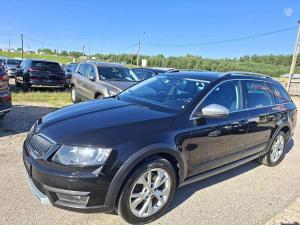 Melns Skoda Octavia Scout 2015 Viļņa, ar dzinēja tilpumu 2.00 L un nobraukumu 287 tūkst. km par 8800 €, foto  vietnē AUTOMOTO.COM.LV
