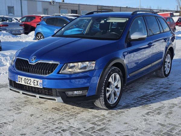Blue Skoda Octavia Scout 2015 in Taurage, with an engine capacity of 2.00 L and mileage of 300 thousand km for 8400 €, photo 4 on AUTOMOTO.COM.LV