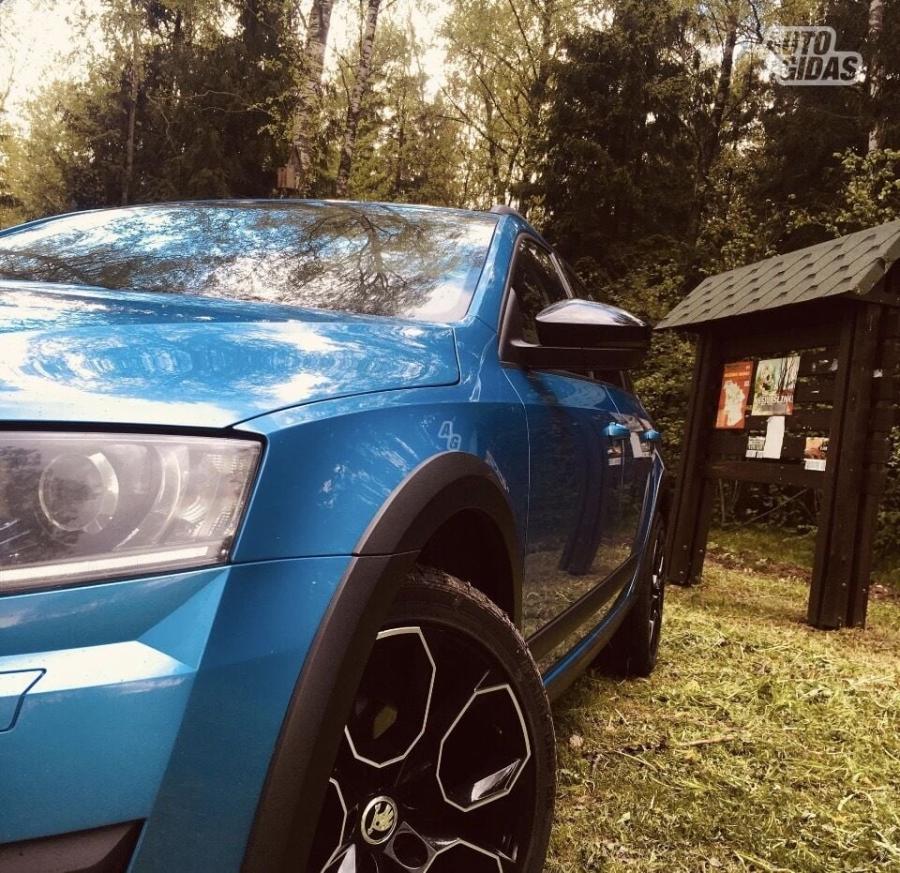 Zils Skoda Octavia Scout 2015 Viļņa, ar dzinēja tilpumu 2.00 L un nobraukumu 250 tūkst. km par 10300 €, foto 3 vietnē AUTOMOTO.COM.LV
