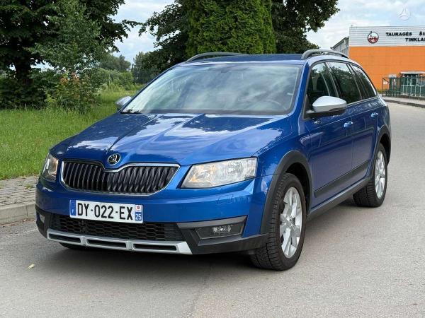 Zils Skoda Octavia Scout 2015 Tauragė, ar dzinēja tilpumu 2.00 L un nobraukumu 300 tūkst. km par 6900 €, foto 1 vietnē AUTOMOTO.COM.LV