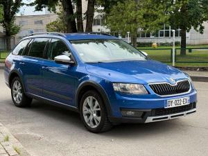 Blue Skoda Octavia Scout 2015 in Taurage, with an engine capacity of 2.00 L and mileage of 300 thousand km for 6900 €, photo 4 on AUTOMOTO.COM.LV