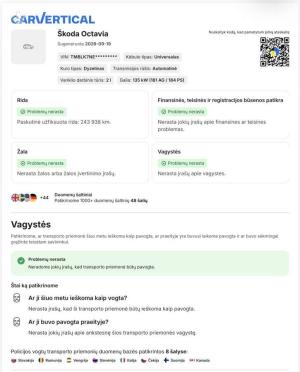 Синий Шкода Октавия Скаут 2017 в Пренай, объемом двигателя 2.00 л и пробегом 244 тыс. км за 11800 €, фото 57 на AUTOMOTO.COM.LV