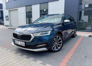 Blue Skoda Octavia Scout 2022 in Vilnius, with an engine capacity of 2.00 L and mileage of 229 thousand km for 17850 €, photo  on AUTOMOTO.COM.LV