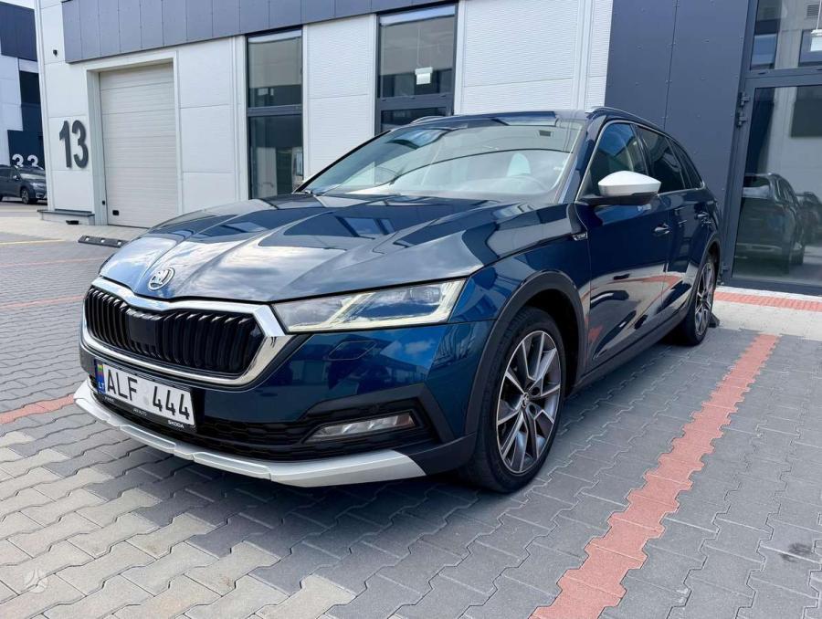 Zils Skoda Octavia Scout 2022 Viļņa, ar dzinēja tilpumu 2.00 L un nobraukumu 229 tūkst. km par 17850 €, foto 3 vietnē AUTOMOTO.COM.LV