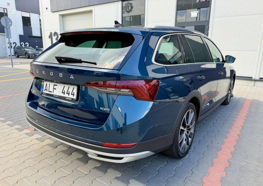 Zils Skoda Octavia Scout 2022 Viļņa, ar dzinēja tilpumu 2.00 L un nobraukumu 229 tūkst. km par 17850 €, foto 6 vietnē AUTOMOTO.COM.LV