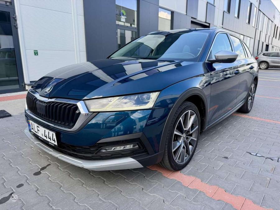 Zils Skoda Octavia Scout 2022 Viļņa, ar dzinēja tilpumu 2.00 L un nobraukumu 229 tūkst. km par 17850 €, foto 13 vietnē AUTOMOTO.COM.LV