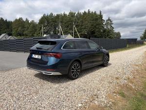 Blue Skoda Octavia Scout 2023 in Salcininkai, with an engine capacity of 1.97 L and mileage of 215 thousand km for 20500 €, photo 9 on AUTOMOTO.COM.LV