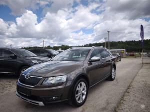 Brūns Skoda Octavia Scout 2015 Viļņa, ar dzinēja tilpumu 2.00 L un nobraukumu 256 tūkst. km par 9650 €, foto  vietnē AUTOMOTO.COM.LV