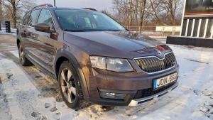 Brown Skoda Octavia Scout 2016 in Vilnius, with an engine capacity of 1.98 L and mileage of 250 thousand km for 9000 €, photo 3 on AUTOMOTO.COM.LV