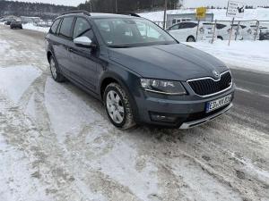 Zaļš Skoda Octavia Scout 2016 Viļņa, ar dzinēja tilpumu 1.99 L un nobraukumu 310 tūkst. km par 7200 €, foto  vietnē AUTOMOTO.COM.LV