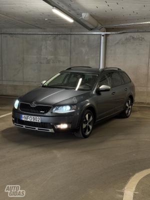 Grey Skoda Octavia Scout 2015 in Vilnius, with an engine capacity of 2.00 L and mileage of 252 thousand km for 8000 €, photo  on AUTOMOTO.COM.LV