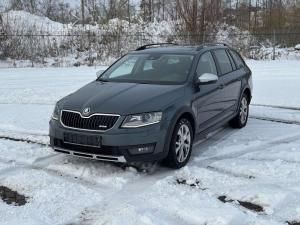 Pelēks Skoda Octavia Scout 2016 Marijampole, ar dzinēja tilpumu 1.97 L un nobraukumu 310 tūkst. km par 6600 €, foto  vietnē AUTOMOTO.COM.LV