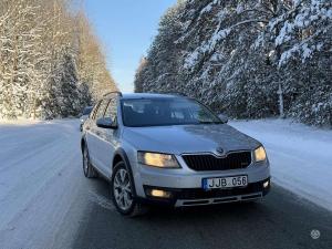 Grey Skoda Octavia Scout 2016 in Salcininkai, with an engine capacity of 2.00 L and mileage of 400 thousand km for 6150 €, photo  on AUTOMOTO.COM.LV