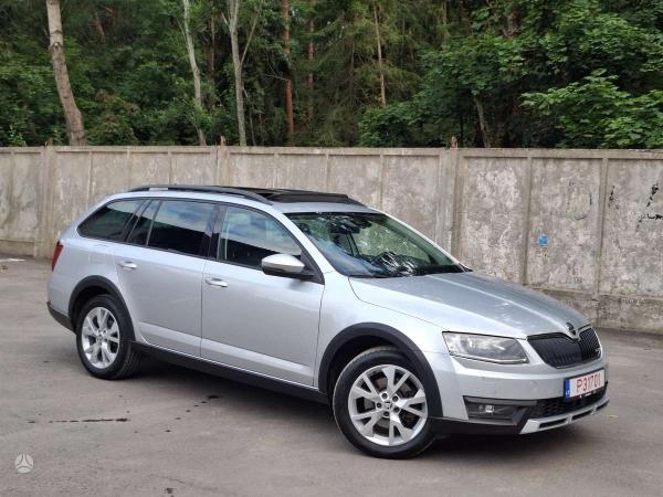 Pelēks Skoda Octavia Scout 2016 Viļņa, ar dzinēja tilpumu 2.00 L un nobraukumu 171 tūkst. km par 10500 €, foto 1 vietnē AUTOMOTO.COM.LV