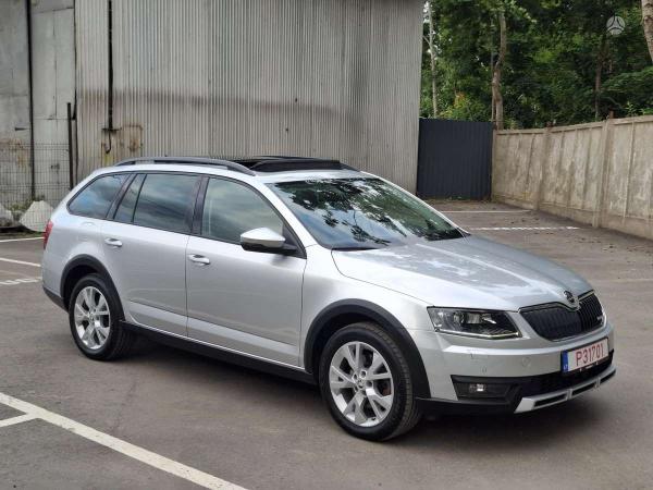 Pelēks Skoda Octavia Scout 2016 Viļņa, ar dzinēja tilpumu 2.00 L un nobraukumu 171 tūkst. km par 10500 €, foto 8 vietnē AUTOMOTO.COM.LV