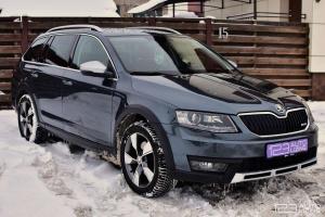 Grey Skoda Octavia Scout 2017 in Kretinga, with an engine capacity of 1.80 L and mileage of 207 thousand km for 9999 €, photo 4 on AUTOMOTO.COM.LV
