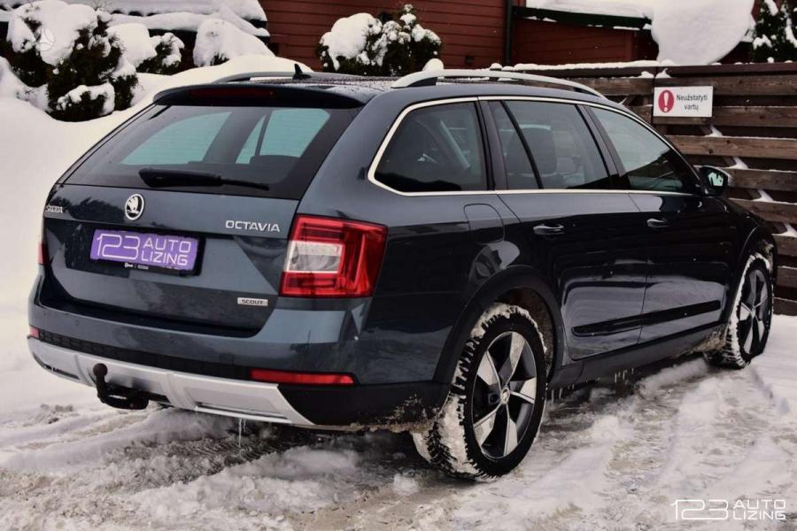 Grey Skoda Octavia Scout 2017 in Kretinga, with an engine capacity of 1.80 L and mileage of 207 thousand km for 9999 €, photo 9 on AUTOMOTO.COM.LV