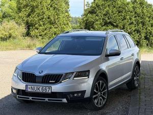 Grey Skoda Octavia Scout 2017 in Salcininkai, with an engine capacity of 2.00 L and mileage of 300 thousand km for 10999 €, photo  on AUTOMOTO.COM.LV