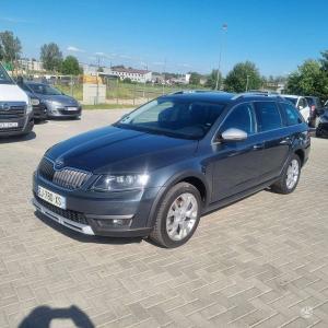 Grey Skoda Octavia Scout 2017 in Taurage, with an engine capacity of 2.00 L and mileage of 324 thousand km for 8300 €, photo  on AUTOMOTO.COM.LV