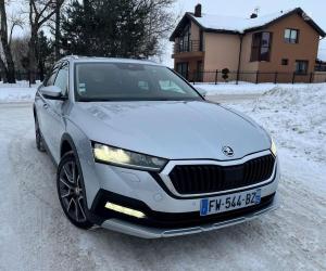 Grey Skoda Octavia Scout 2020 in Taurage, with an engine capacity of 1.97 L and mileage of 272 thousand km for 16200 €, photo  on AUTOMOTO.COM.LV