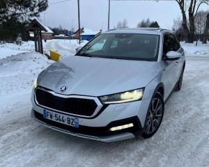 Grey Skoda Octavia Scout 2020 in Taurage, with an engine capacity of 1.97 L and mileage of 272 thousand km for 16200 €, photo 2 on AUTOMOTO.COM.LV