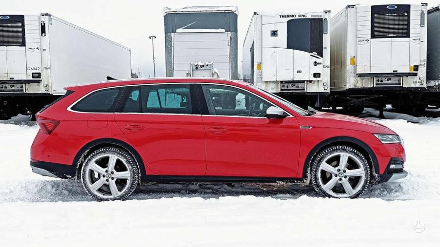 Sarkans Skoda Octavia Scout 2023 Viļņa, ar dzinēja tilpumu 1.97 L un nobraukumu 35 tūkst. km par 31500 €, foto 11 vietnē AUTOMOTO.COM.LV