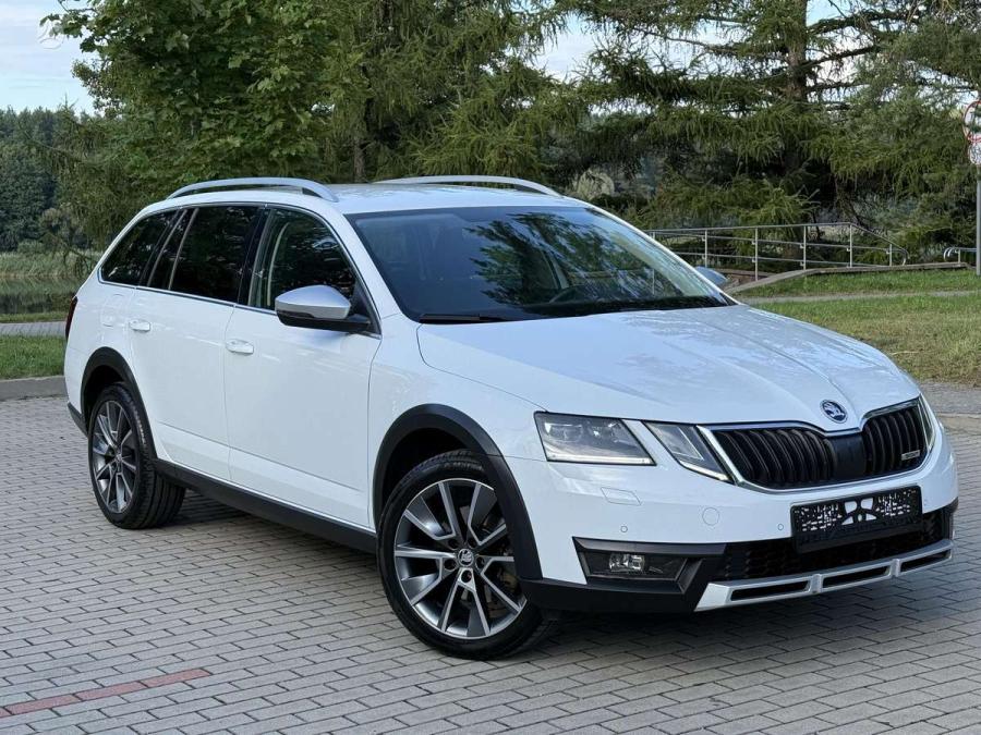 Balts Skoda Octavia Scout 2017 Prienai, ar dzinēja tilpumu 2.00 L un nobraukumu 220 tūkst. km par 12950 €, foto 5 vietnē AUTOMOTO.COM.LV