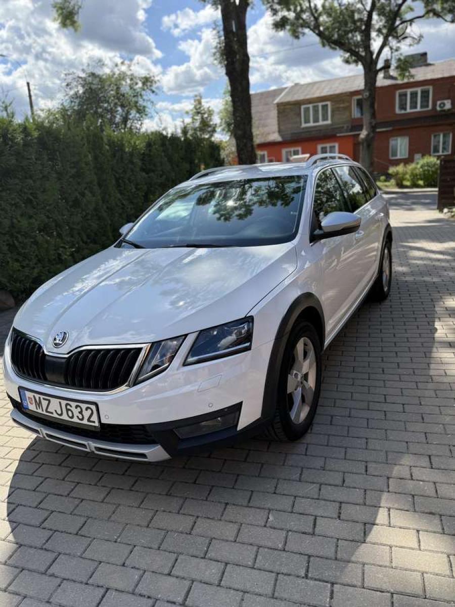 Balts Skoda Octavia Scout 2017 Širvintos, ar dzinēja tilpumu 1.97 L un nobraukumu 387 tūkst. km par 11800 €, foto 3 vietnē AUTOMOTO.COM.LV