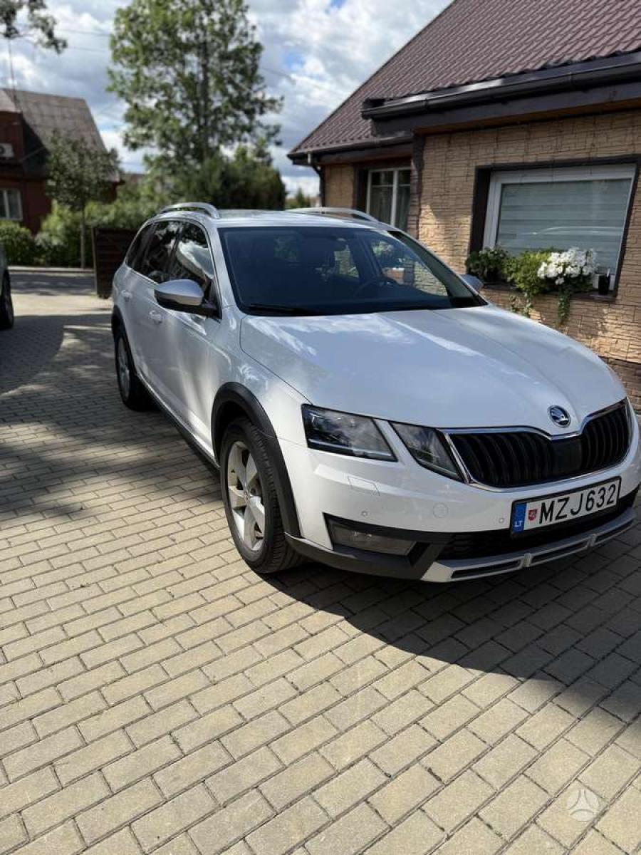 Balts Skoda Octavia Scout 2017 Širvintos, ar dzinēja tilpumu 1.97 L un nobraukumu 387 tūkst. km par 11800 €, foto 4 vietnē AUTOMOTO.COM.LV