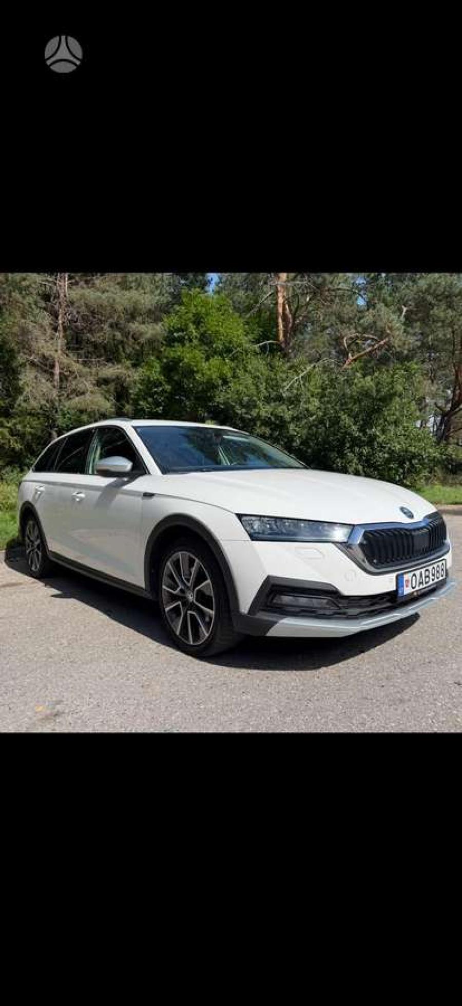 White Skoda Octavia Scout 2021 in Kaunas, with an engine capacity of 2.00 L and mileage of 213 thousand km for 16450 €, photo 1 on AUTOMOTO.COM.LV
